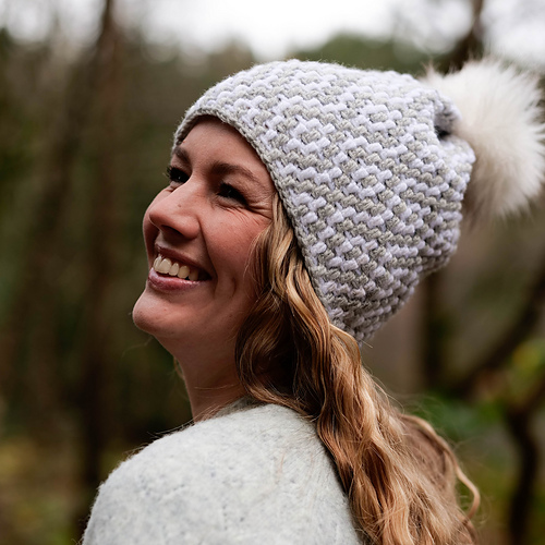 Ravelry: Diamond Beanie pattern by Makalani Sæther