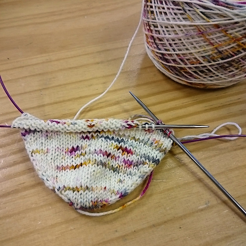 Ravelry: Basic Toe Up Magic Loop Socks pattern by Jill Chapman
