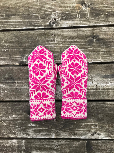 FO: magenta mittens : r/knitting