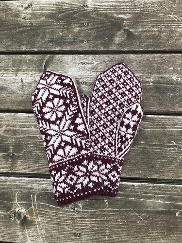 FO: magenta mittens : r/knitting