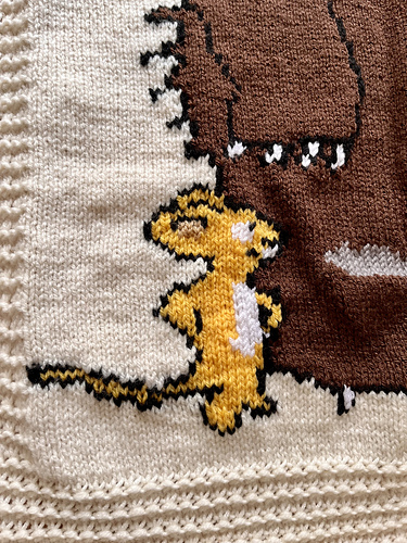 Ravelry: Gruffalo Baby Blanket pattern by Not Just Nanas Knit