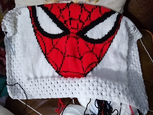 Ravelry: Spider-Man Baby Blanket pattern by Not Just Nana’s Knit