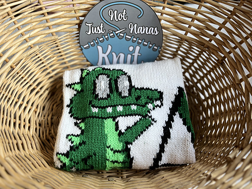 Ravelry: Alligator Alphabet Baby Blanket pattern by Not Just Nana’s Knit