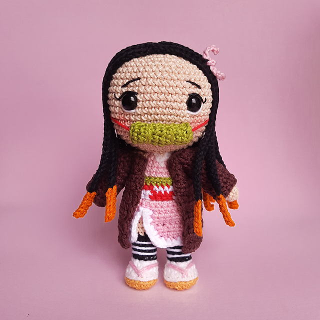 Ravelry: Nezuko Kamado (Demon Slayer) pattern by Thamires Kaled