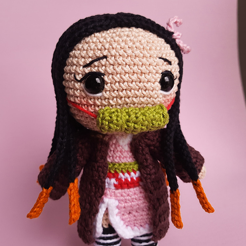 Ravelry: Nezuko Kamado (Demon Slayer) pattern by Thamires Kaled