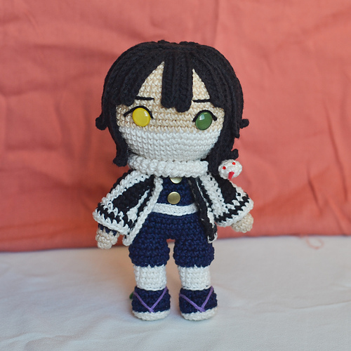 Ravelry: Obanai Iguro Amigurumi pattern by Thamires Kaled