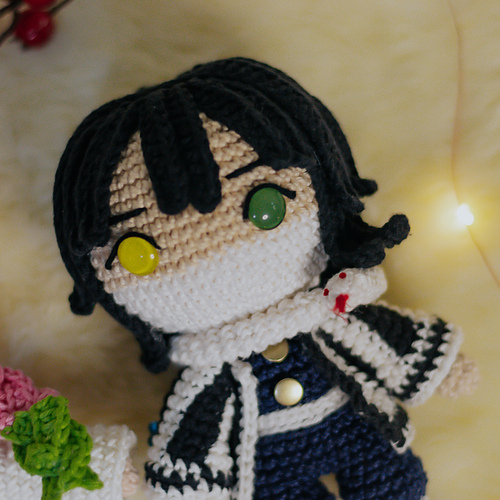 Ravelry: Obanai Iguro Amigurumi pattern by Thamires Kaled