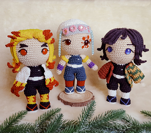 Ravelry: Tengen Uzui Amigurumi pattern by Thamires Kaled