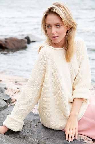 Ravelry: Poutapilvi Sweater pattern by Novita