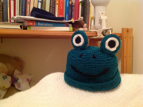 Ravelry: Baby Hat - Frog pattern by Rachel Murray