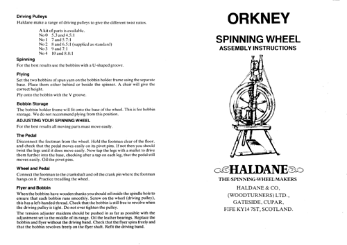 Ravelry: Nuttyspinner's Haldane Spinning Wheels