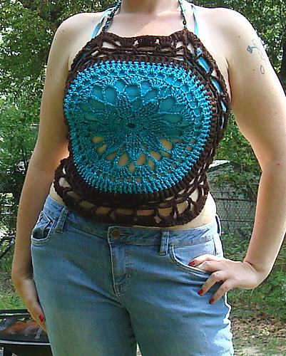 Ravelry: Doily Top Cover Up pattern by Gu'Chet