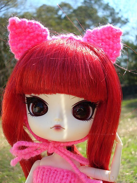 Ravelry: BJD Animal Ear Headband pattern by Charlotte W.