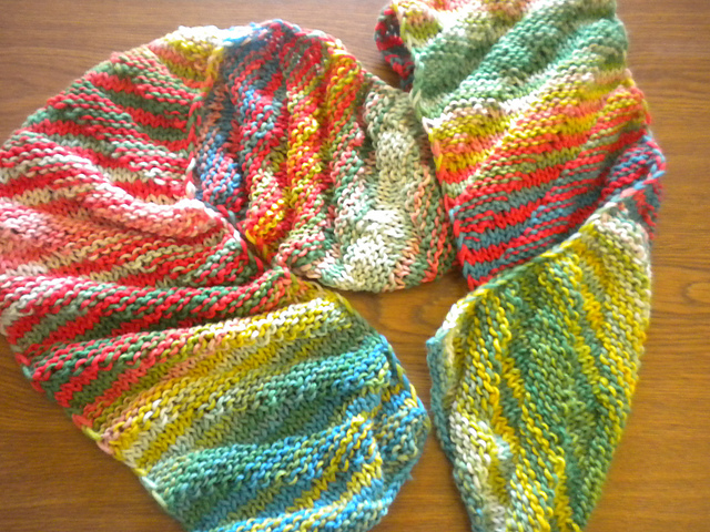 Ravelry: Diagonal Stripe Scarf pattern by Skacel Knitting