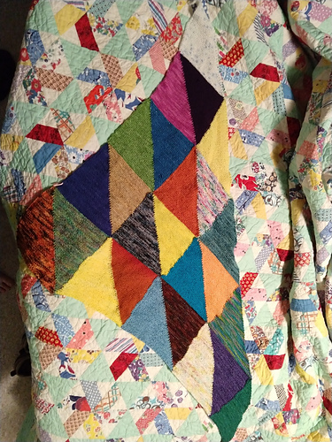 Ravelry: Calico Quilt Shawl pattern by Samantha Troia