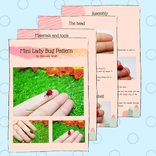 Ravelry: Mini Lady Bug pattern by Vivian Nguyen