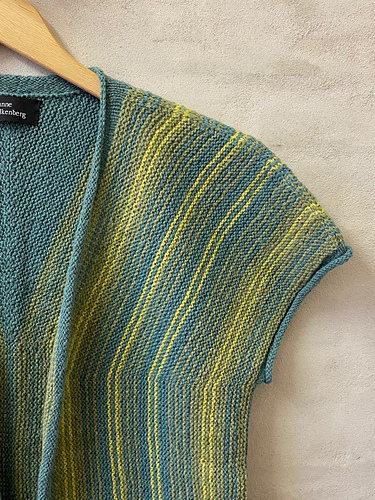 Ravelry: Ypsilon wool vest pattern by Hanne Falkenberg