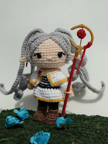 Ravelry: amigurumi Frieren pattern by Oh My Chibi