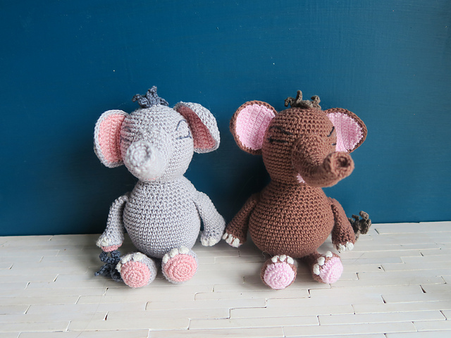 Ravelry: Lélé, éléphante d'Asie éléphant pattern by Claudie Charles