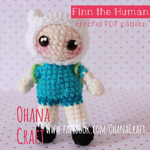 Ravelry: Finn the Human pattern by ohana craft