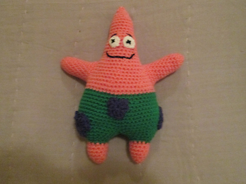 Ravelry: Patrick Star Amigurumi pattern by Gateando Crochet