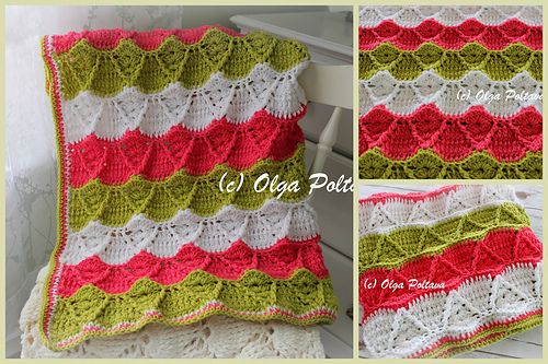 Ravelry: Spring Stripes Afghan pattern by Olga Poltava