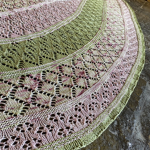Ravelry: Rose Garden Shawl pattern by Jem Arrowsmith