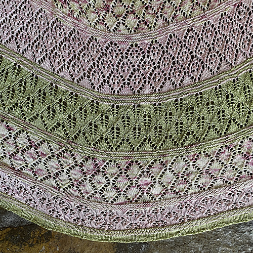 Ravelry: Rose Garden Shawl pattern by Jem Arrowsmith