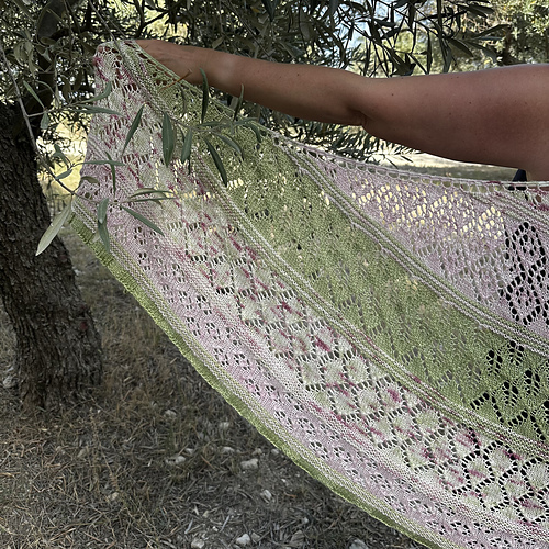 Ravelry: Rose Garden Shawl pattern by Jem Arrowsmith