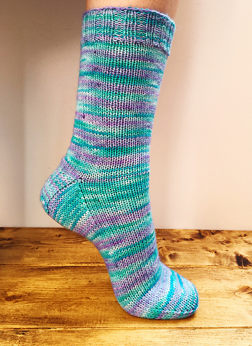 Ravelry: Beginner Sock - Let the Yarn Shine Socks pattern by Jem Arrowsmith