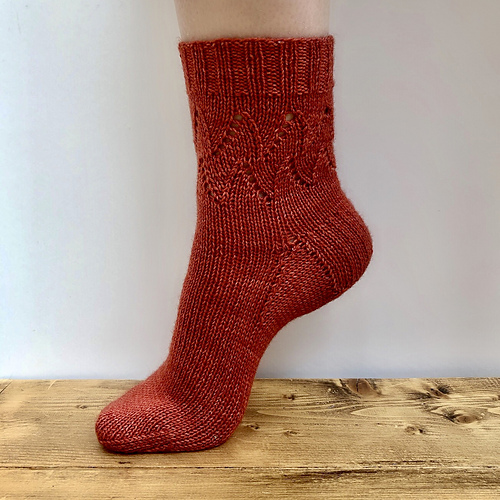 Ravelry: Dancing Flame Socks pattern by Jem Arrowsmith
