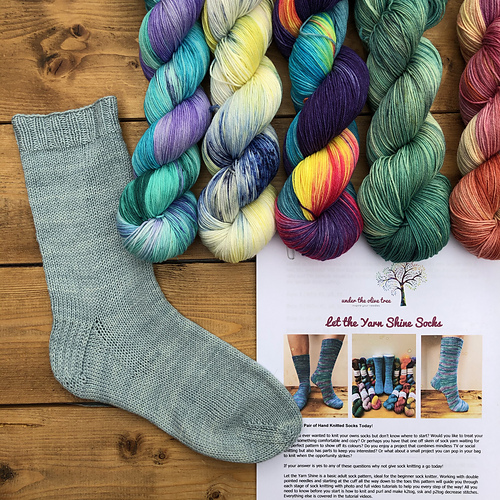 Ravelry: Beginner Sock - Let the Yarn Shine Socks pattern by Jem Arrowsmith