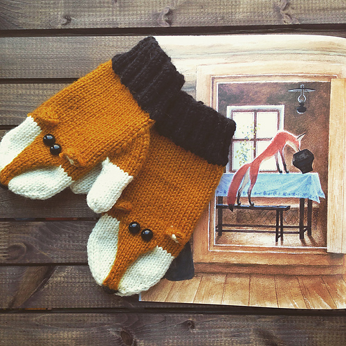 Ravelry: Cute Fox Mittens pattern by Olya Yakushkina