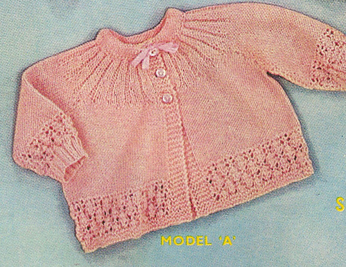 Ravelry: Model A - Matinee Coat pattern by Sirdar