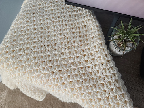 Ravelry: Fishnet Throw pattern by Julie at OneLittleHook