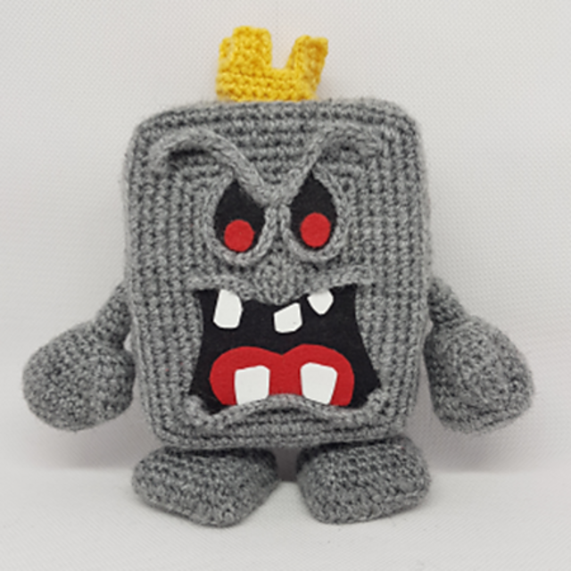 Ravelry: Whomp King Super Mario pattern by Chantelle @onescreativemind