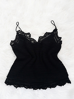 Ravelry: Black Lace Tank Top pattern by Onyii Oats