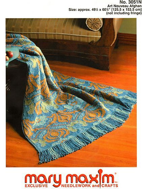Ravelry: Art Nouveau Afghan pattern by Mary Maxim