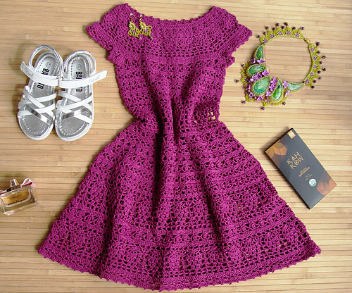 Ravelry: Dress "Kelly" pattern by Gala Zarubina
