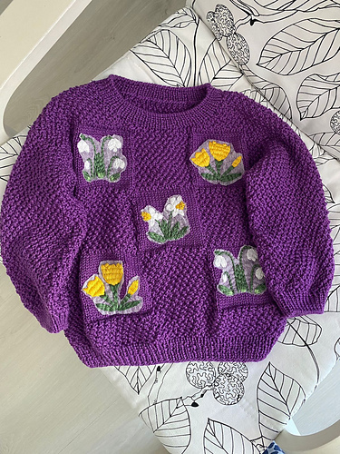 Ravelry: Garden Flowers Jumper pattern by Marina Ayueva