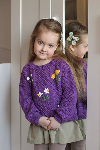 Ravelry: Garden Flowers Jumper pattern by Marina Ayueva