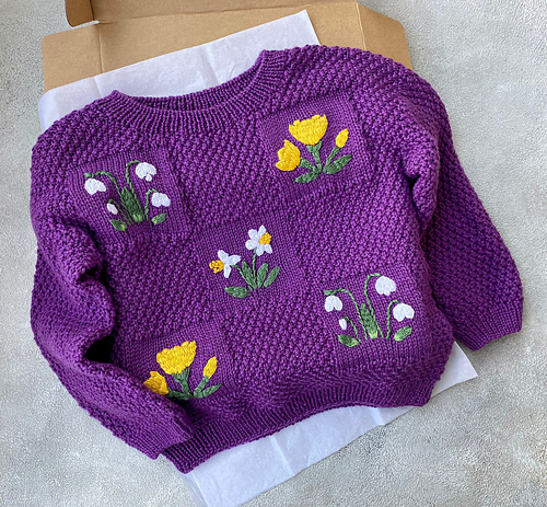 Ravelry: Garden Flowers Jumper pattern by Marina Ayueva