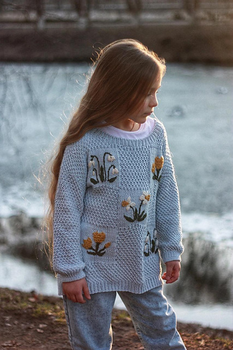 Ravelry: Garden Flowers Jumper pattern by Marina Ayueva