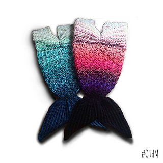 Ravelry: Large Ombre Mermaid Fin pattern by Off the Hook Mamma