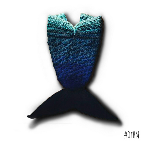 Ravelry: Extra Large Ombre Mermaid Fin pattern by Off the Hook Mamma