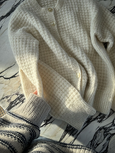 Ravelry: Waffle Loop Cardigan pattern by Other Loops_