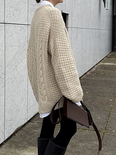 Ravelry: Waffle Loop Sweater Dress pattern by Other Loops_