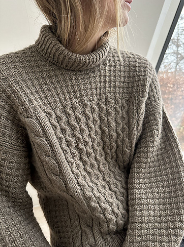 Ravelry: Waffle Loop Sweater pattern by Other Loops_
