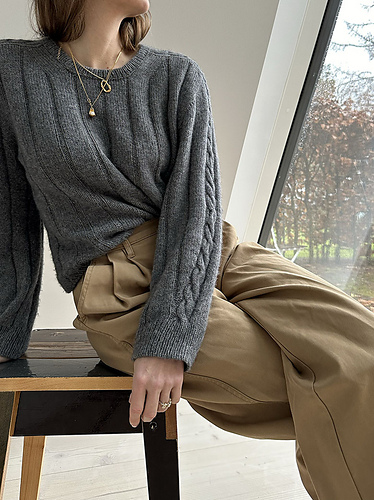 Ravelry: Braidy Loop Sweater pattern by Other Loops_