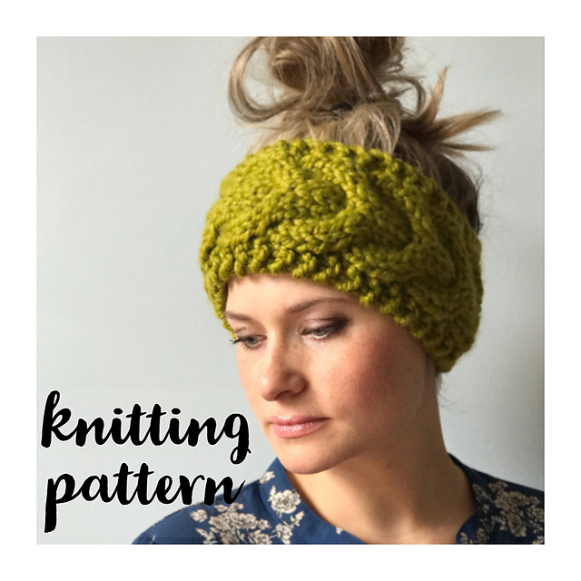 Ravelry: Cable Earwarmer pattern by Otter's Grove